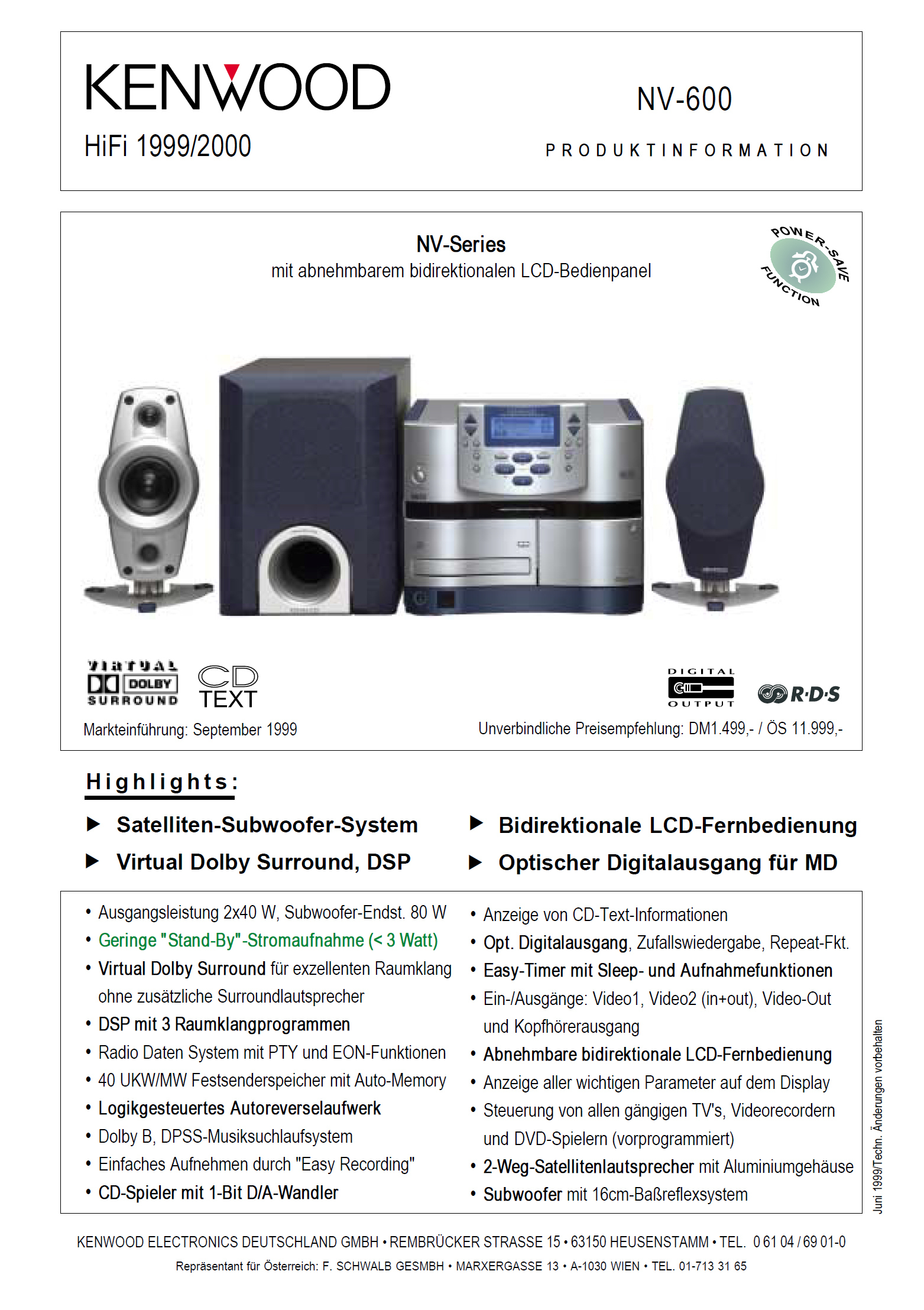 Kenwood NV-600 | Hifi-Wiki