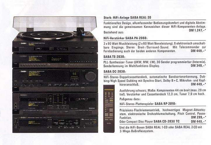 Saba Real 20 | Hifi-Wiki
