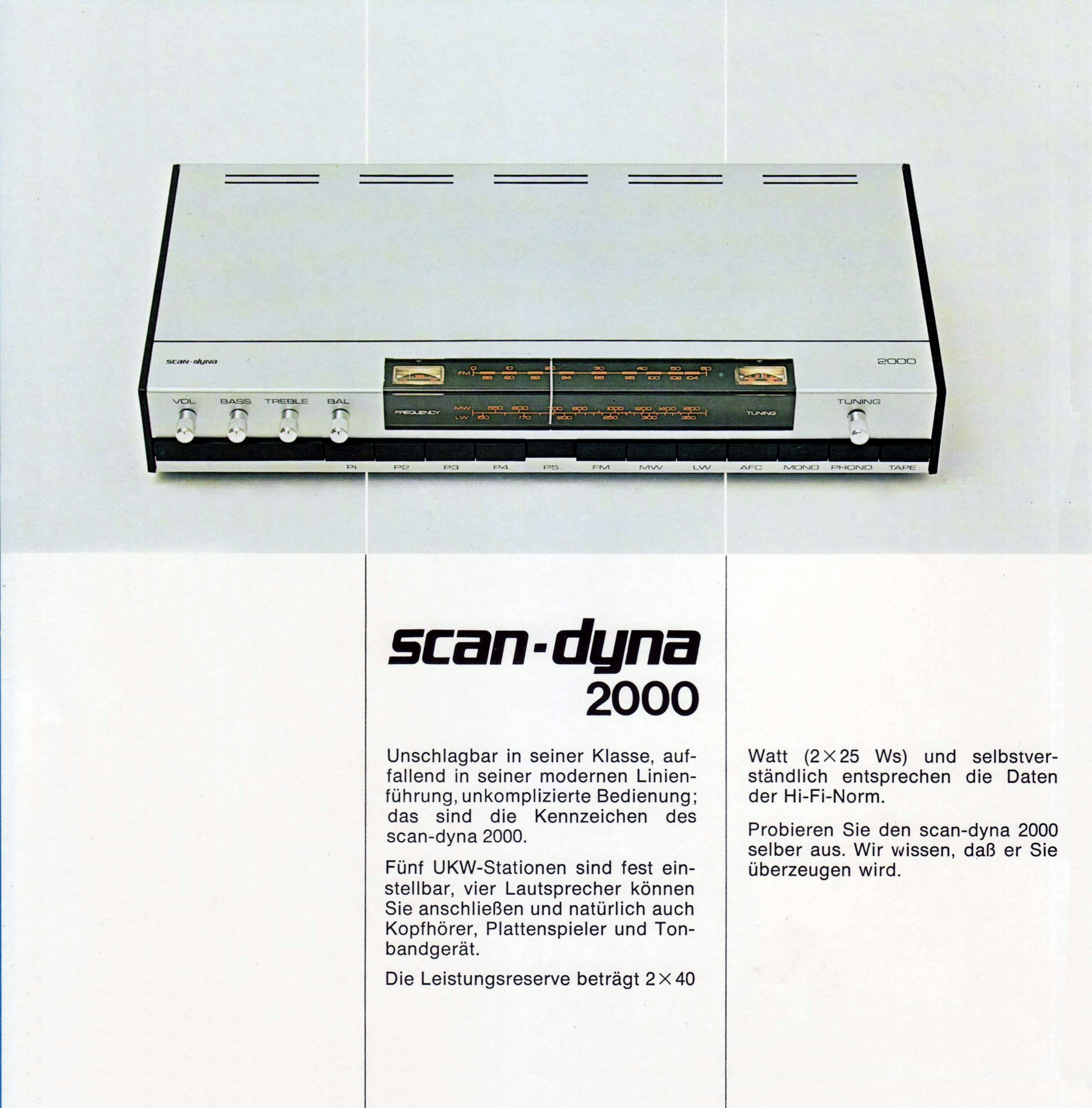 Scan-Dyna 2000 | Hifi-Wiki