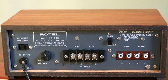 Rotel RA-100 | Hifi-Wiki