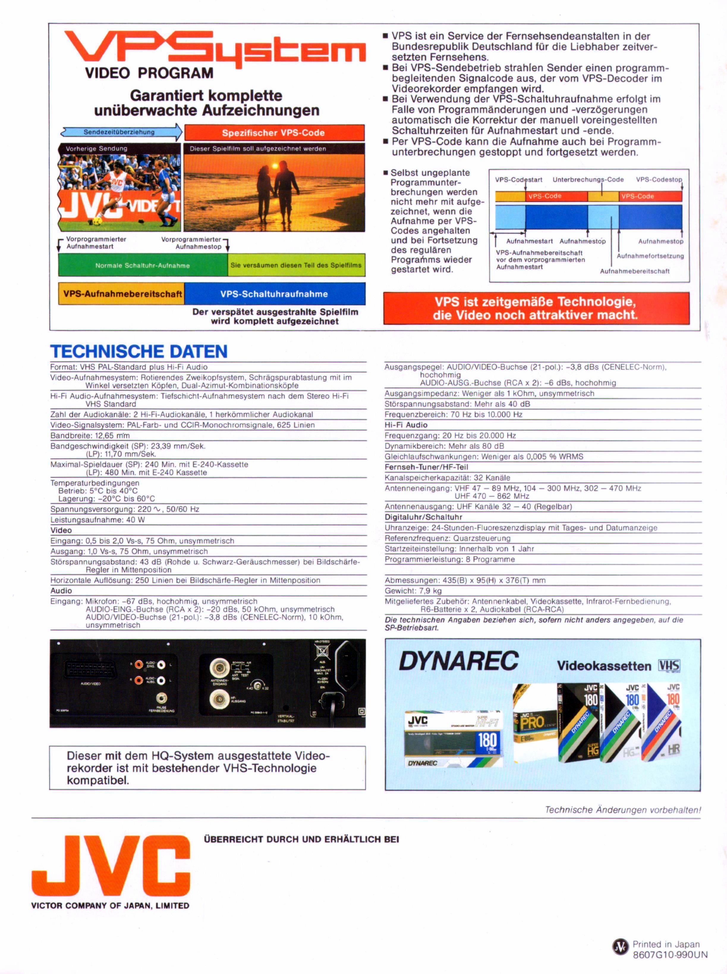 JVC HR-D 755 | Hifi-Wiki