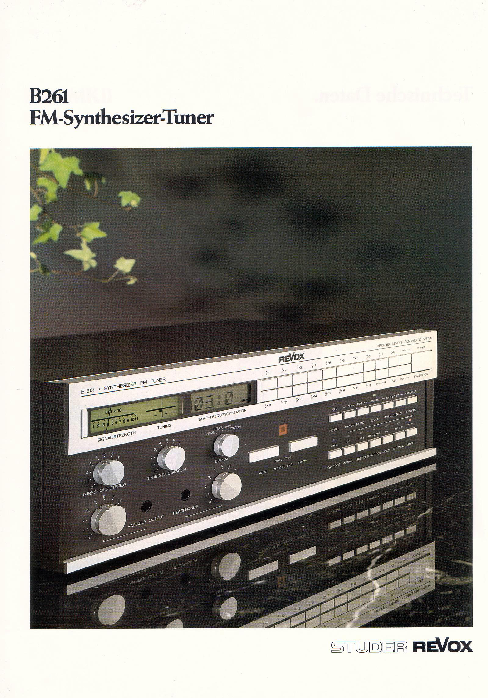 Revox B 261 | Hifi-Wiki