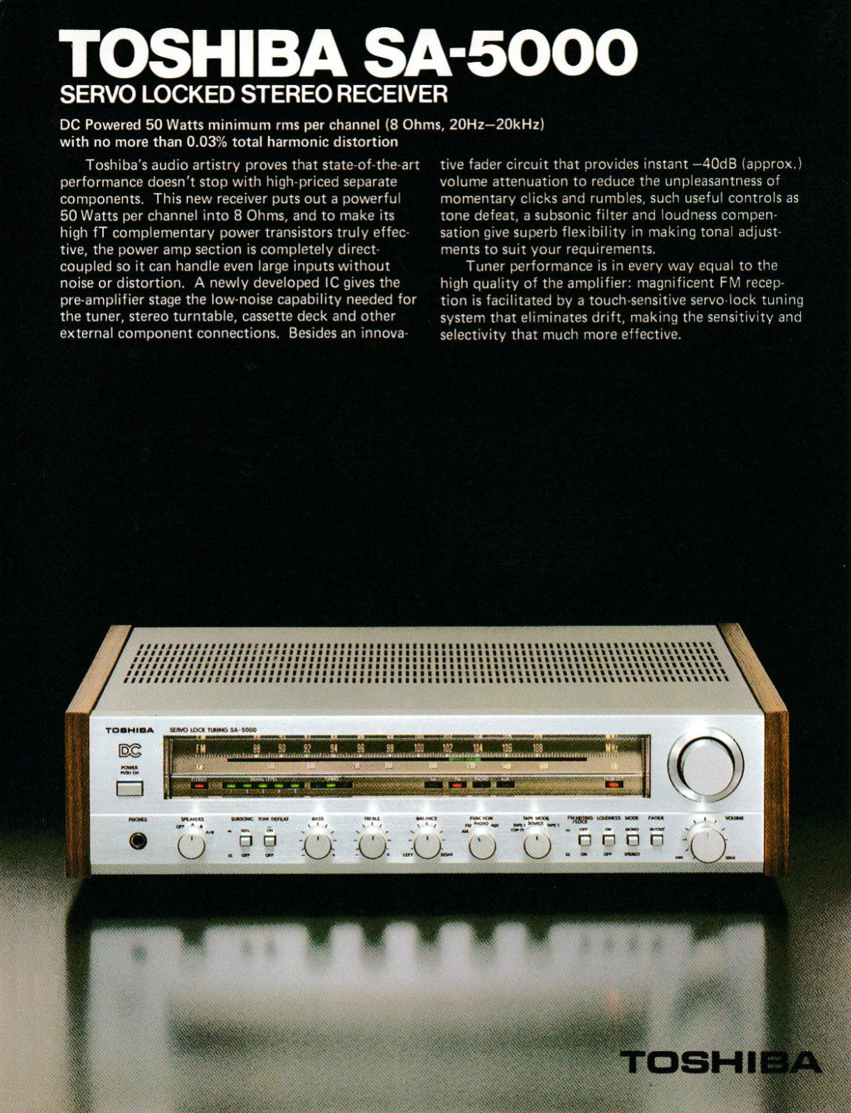Toshiba SA-5000 | Hifi-Wiki