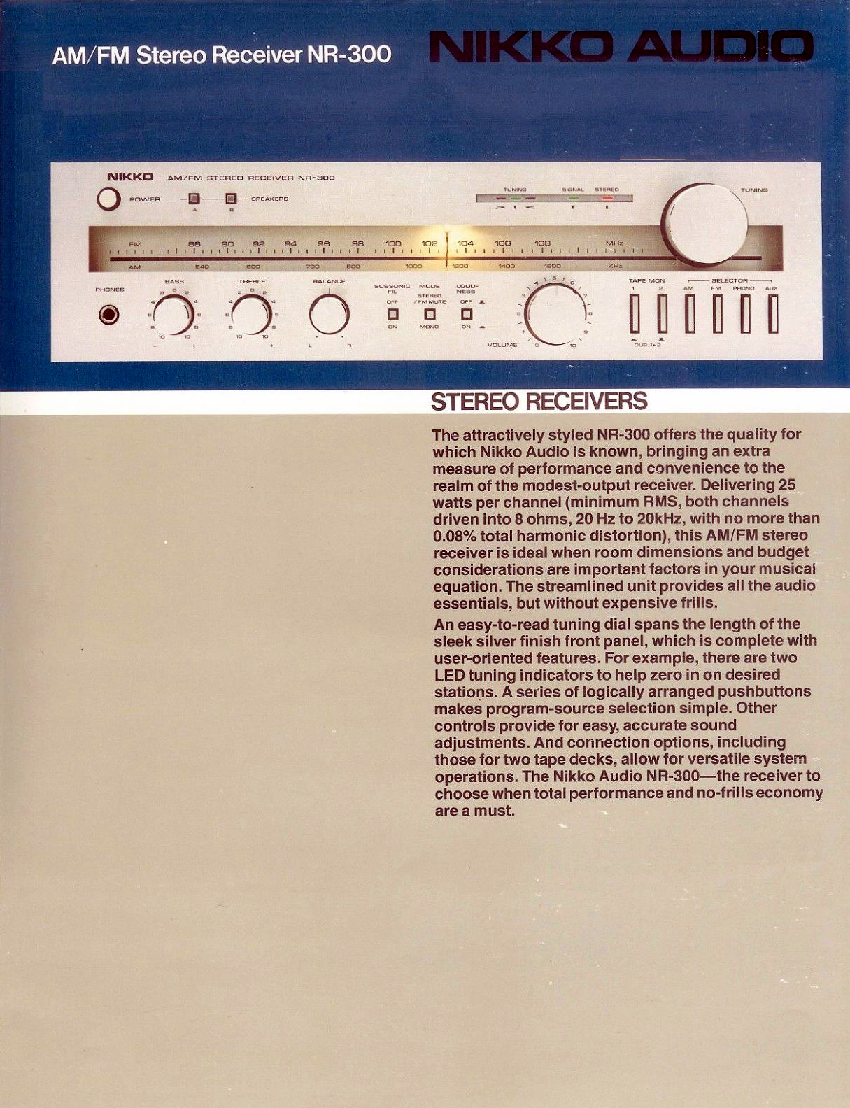 Nikko NR-300 | Hifi-Wiki