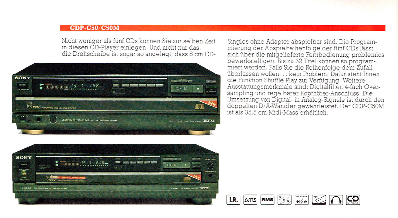 Sony CDP-C 50 | Hifi-Wiki