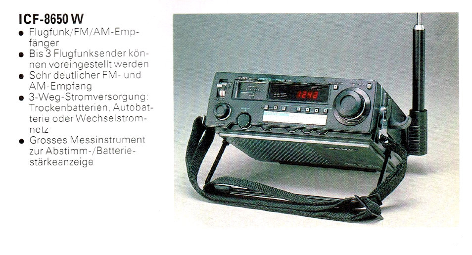 Sony ICF-8650 W | Hifi-Wiki