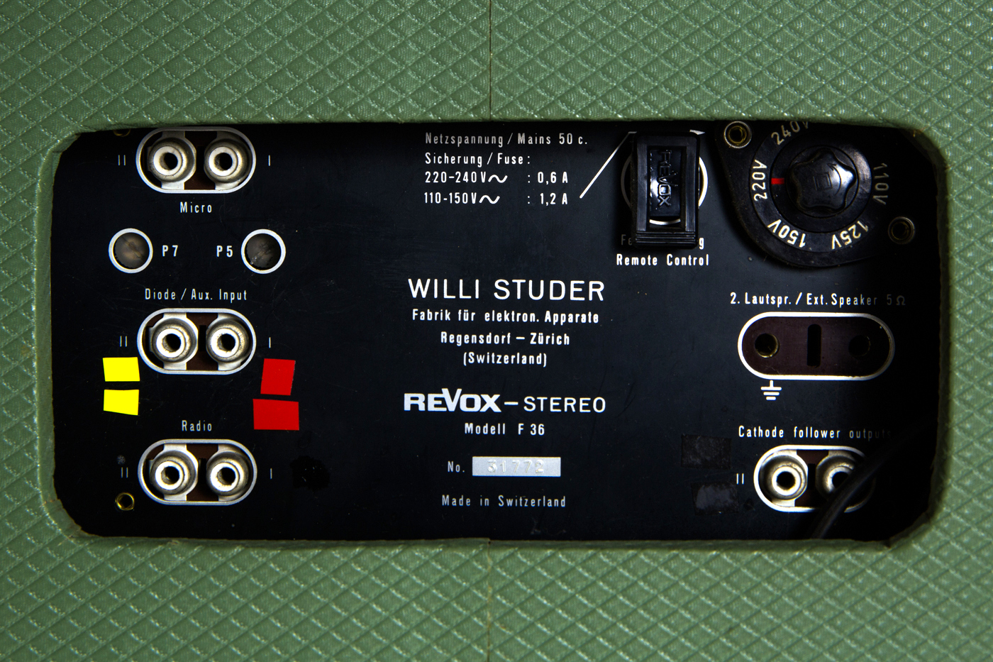 Revox F 36 | Hifi-Wiki