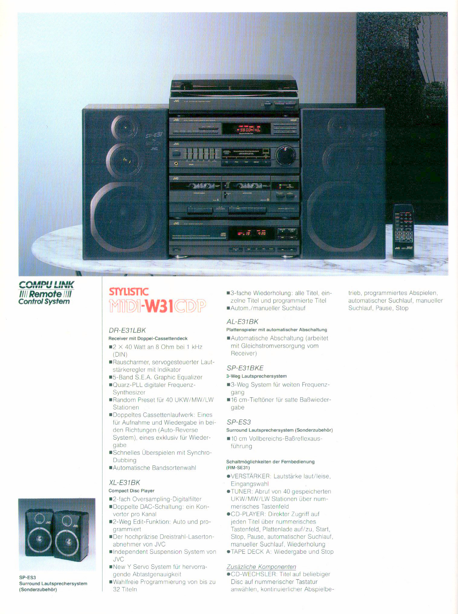 JVC SP-E 31 | Hifi-Wiki
