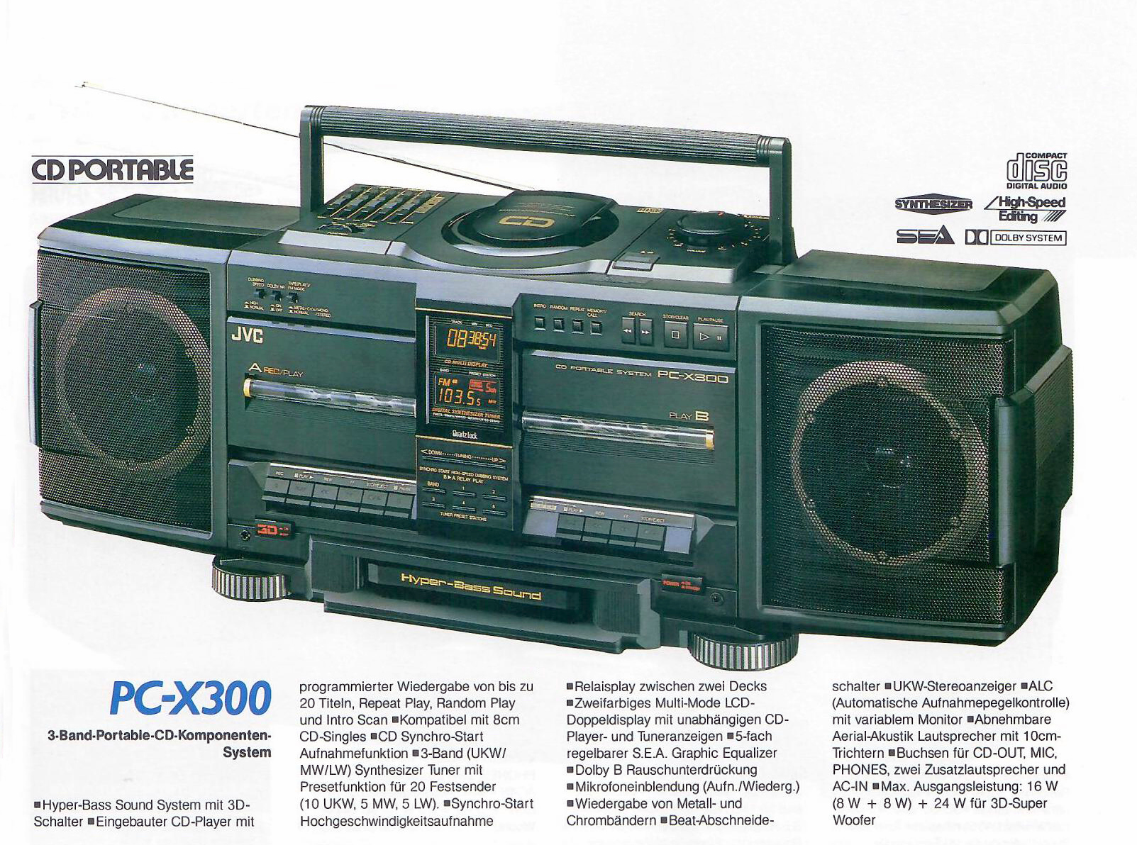 JVC PC-X 300 | Hifi-Wiki