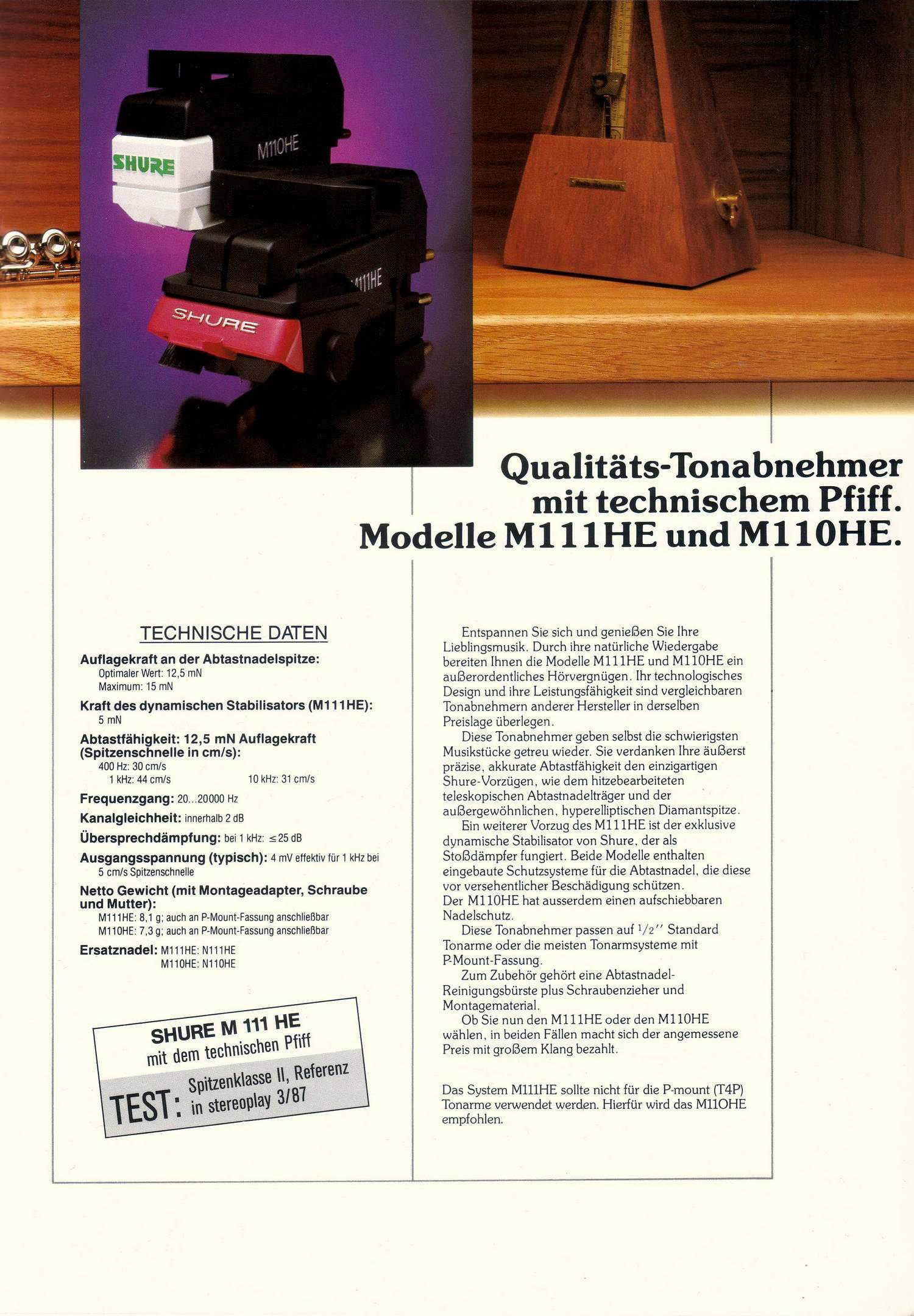 Shure M-111 HE | Hifi-Wiki