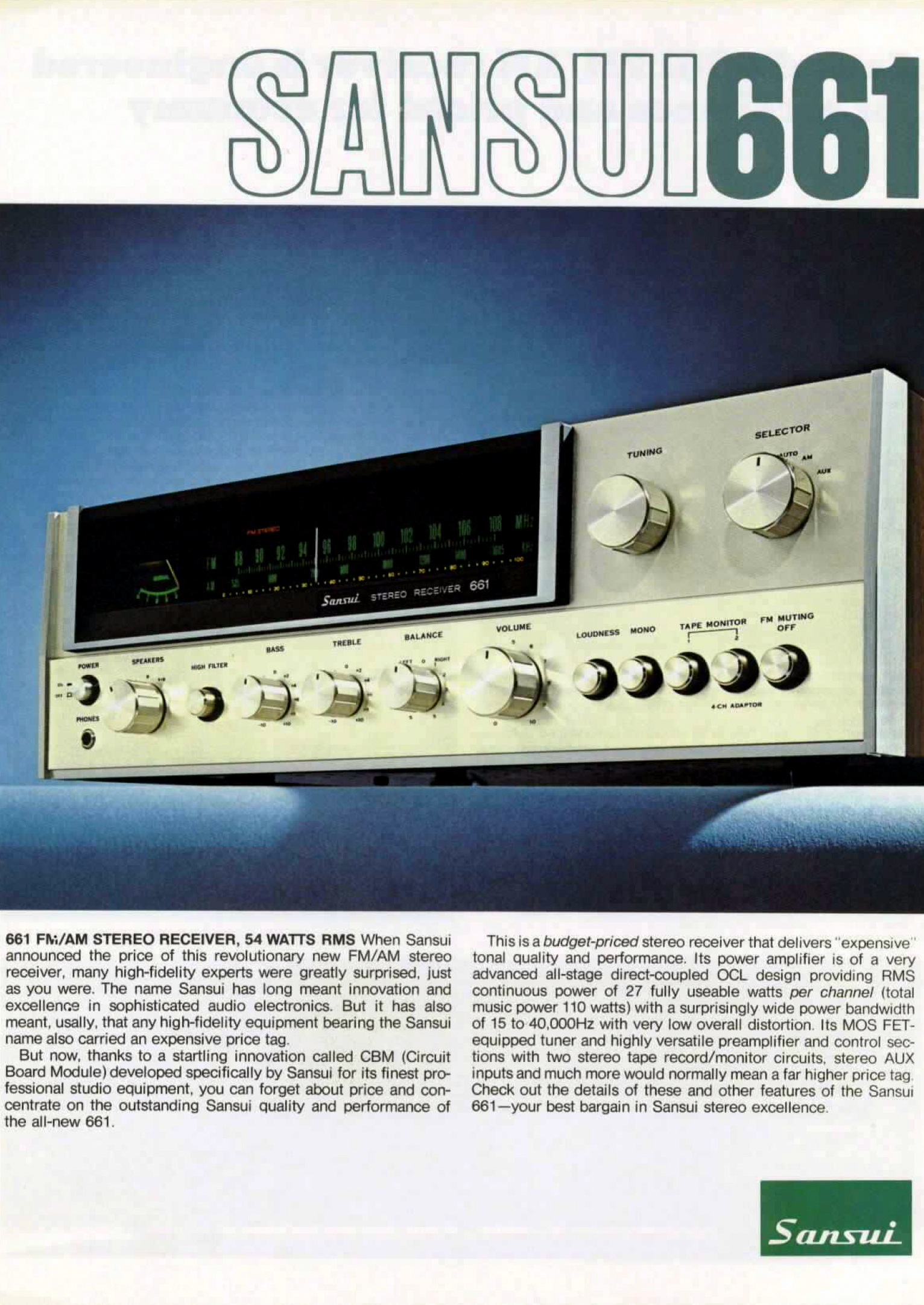 Sansui 661 | Hifi-Wiki