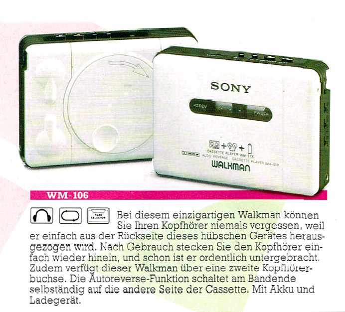 Sony WM-106 | Hifi-Wiki