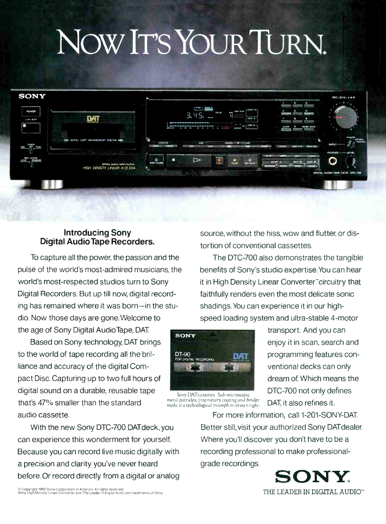 Sony DTC-700 | Hifi-Wiki