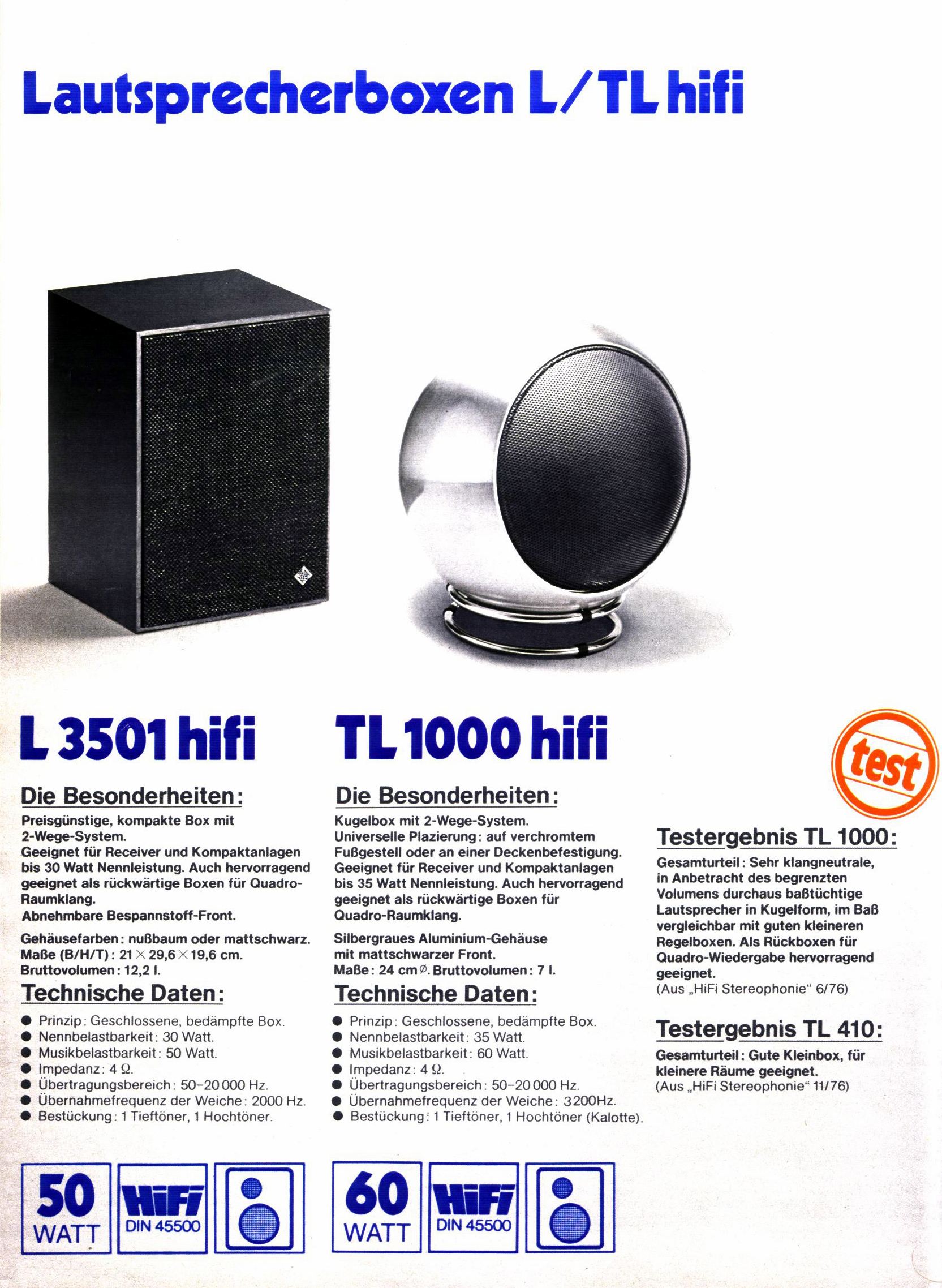 Telefunken L 3501 | Hifi-Wiki