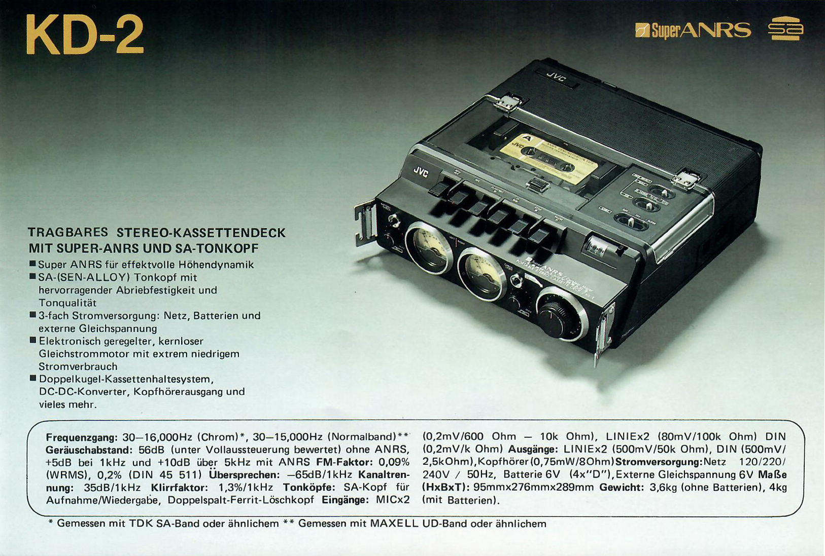JVC KD-2 | Hifi-Wiki