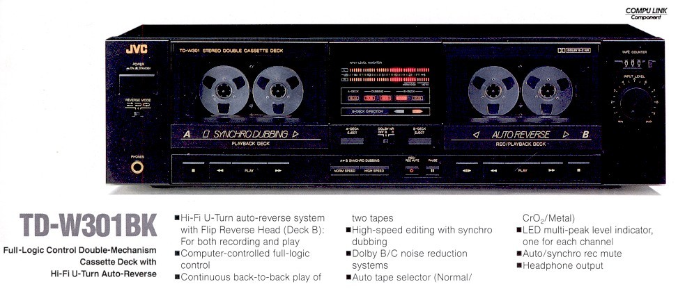JVC TD-W 301 | Hifi-Wiki
