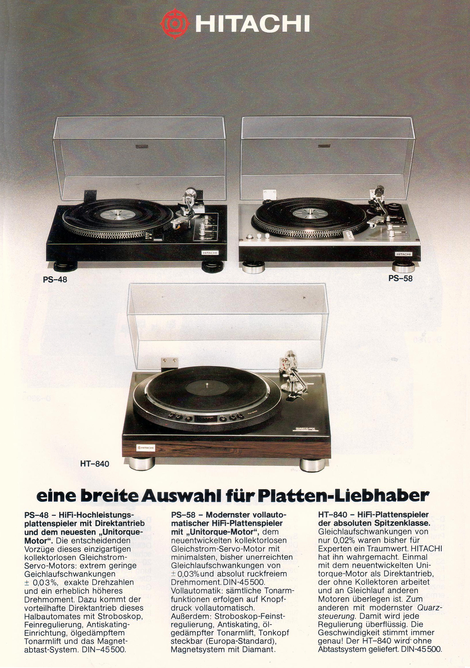 Hitachi PS-48 | Hifi-Wiki