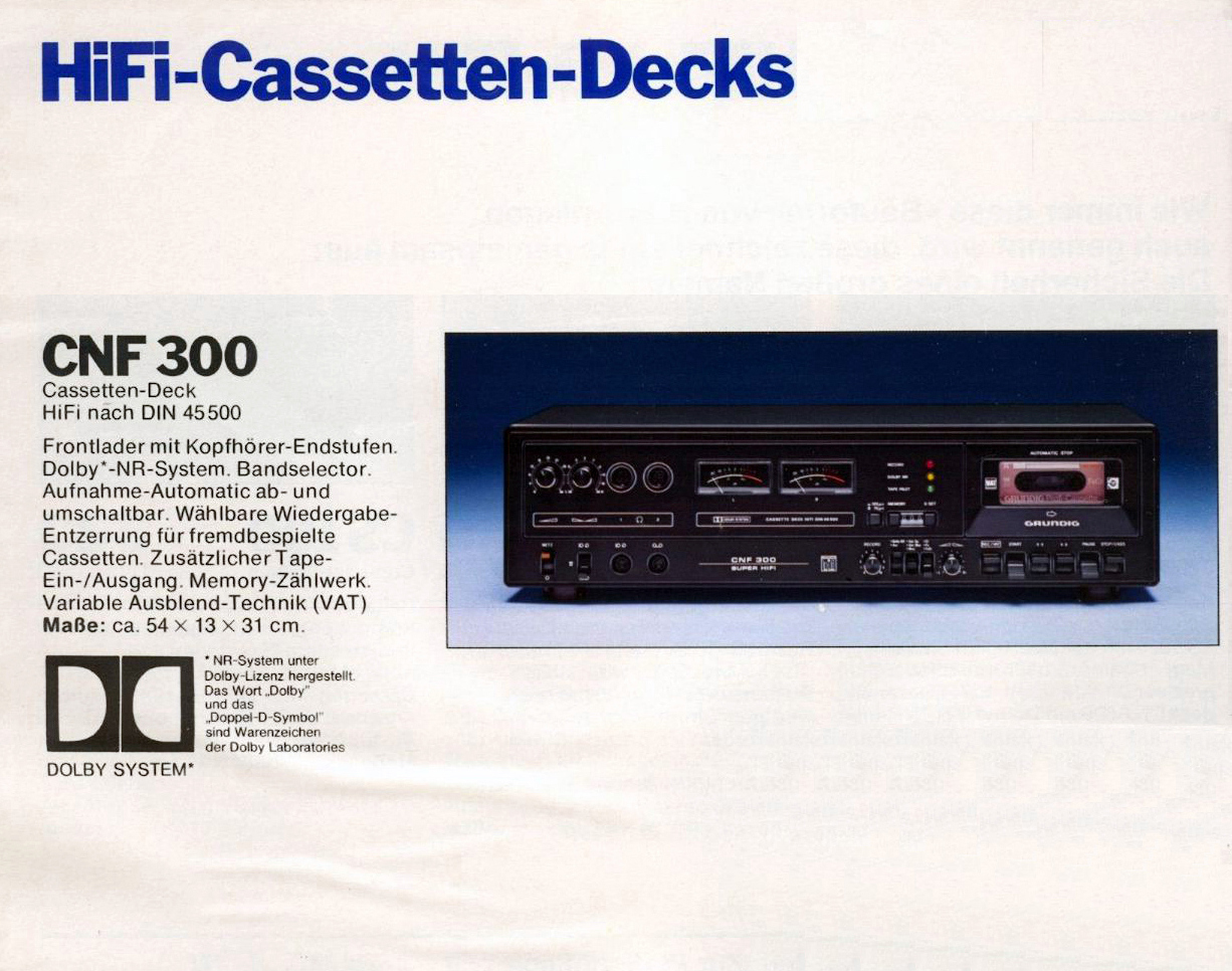 Grundig CNF 300 HiFi | Hifi-Wiki