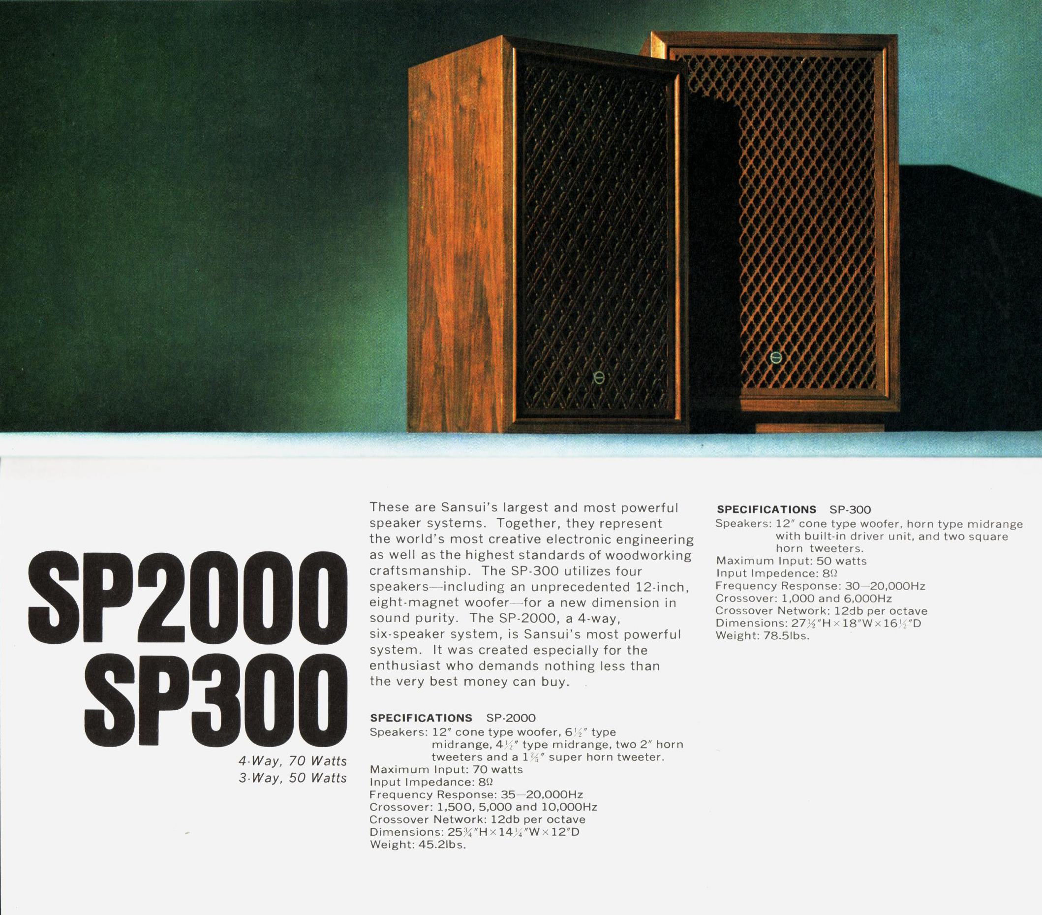 Sansui SP-300 | Hifi-Wiki