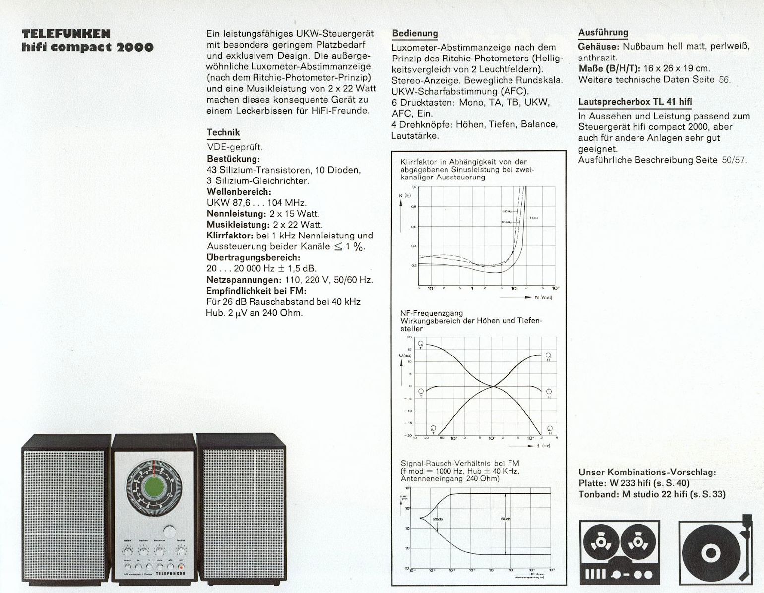 Telefunken Hifi Compact 2000 | Hifi-Wiki.de
