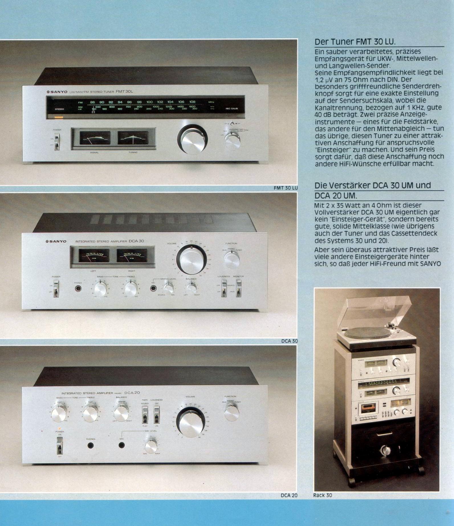 Sanyo DCA-20 | Hifi-Wiki