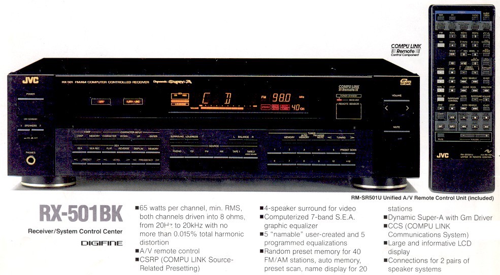 JVC RX-501 | Hifi-Wiki
