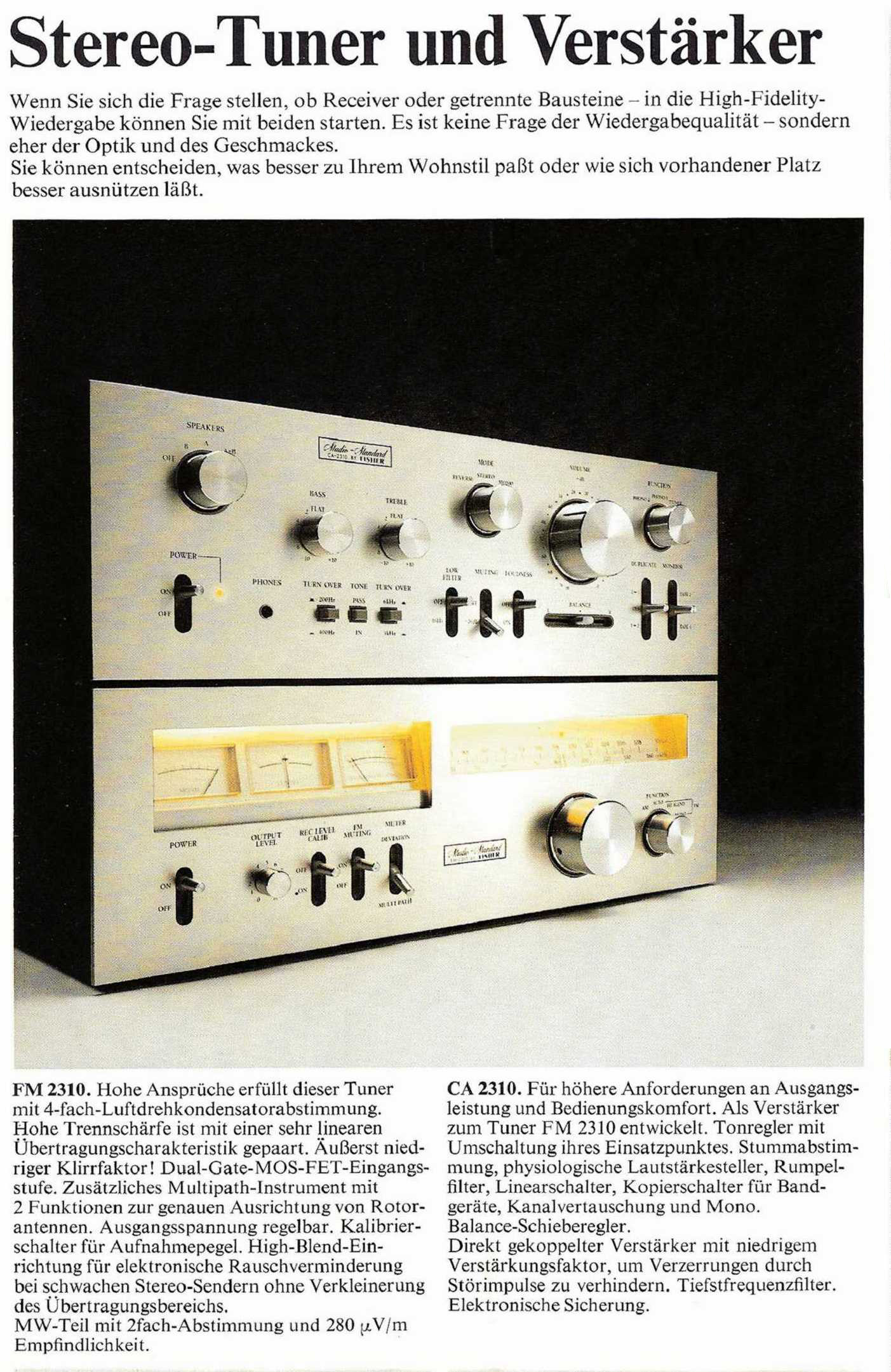 Fisher CA-2310 | Hifi-Wiki