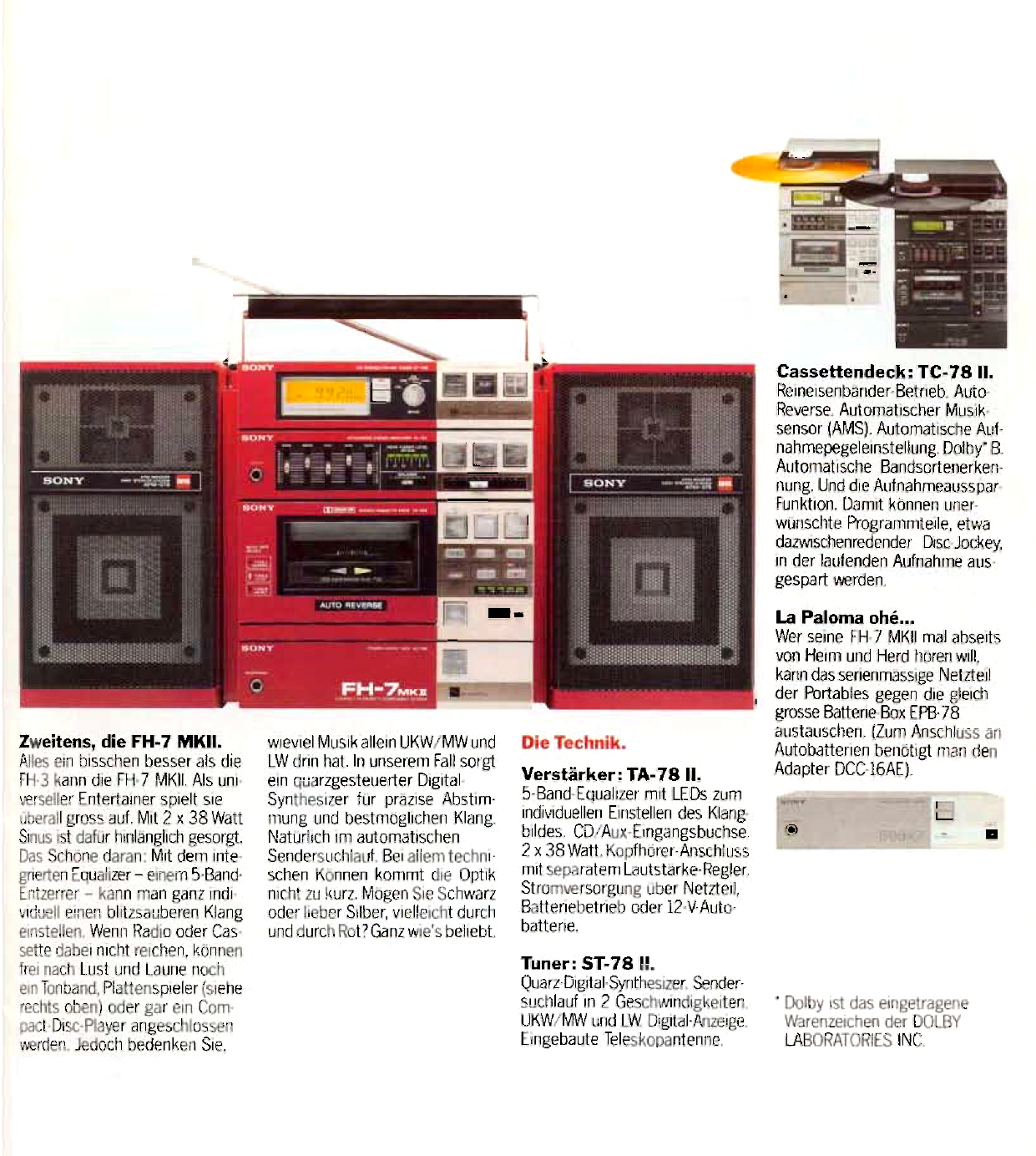 Sony FH-7 MK II | Hifi-Wiki