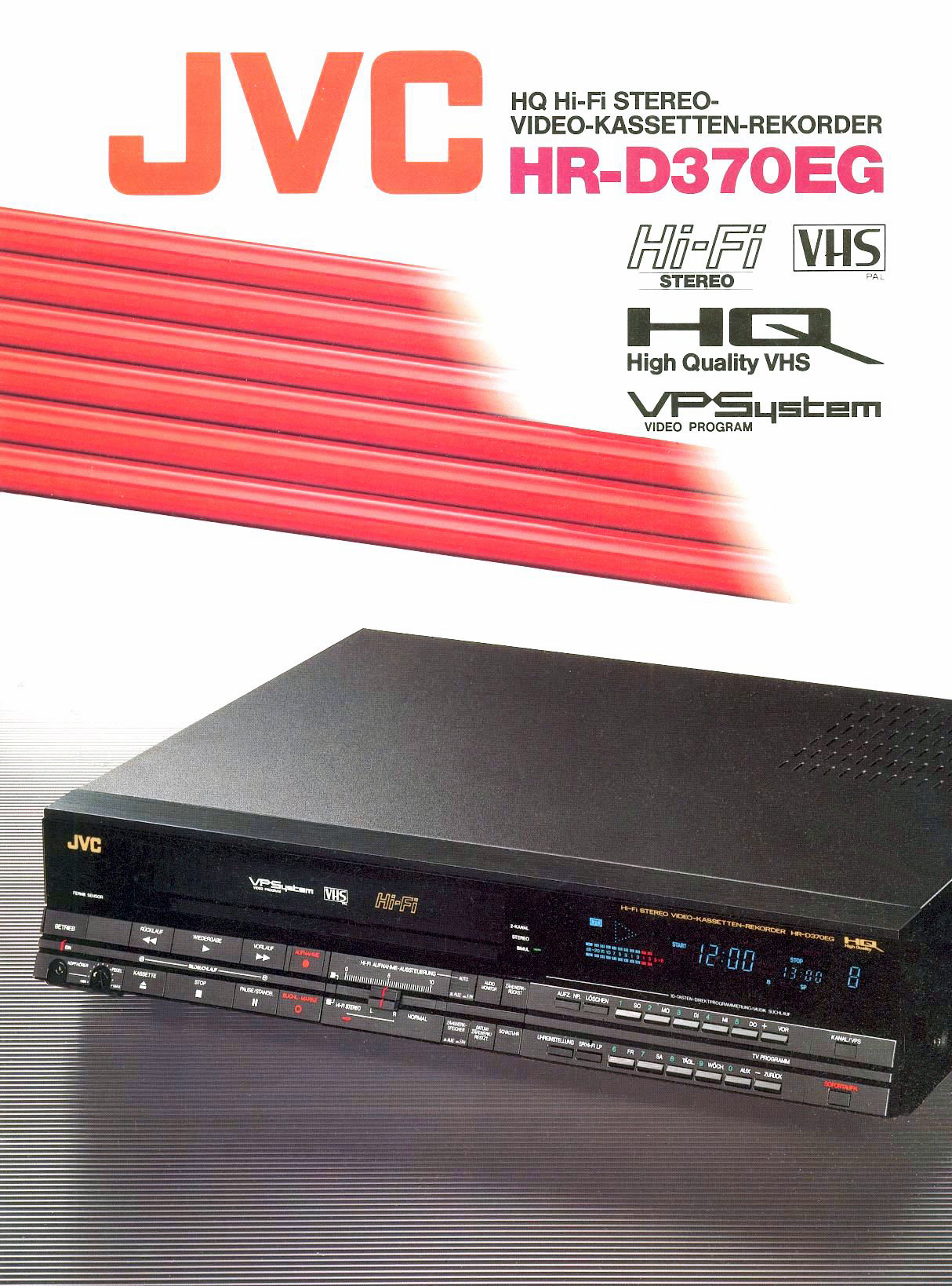 JVC HR-D 370 | Hifi-Wiki