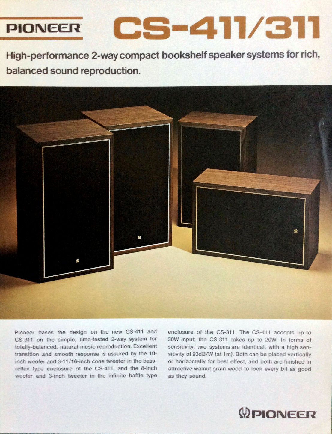 Pioneer CS-311 | Hifi-Wiki
