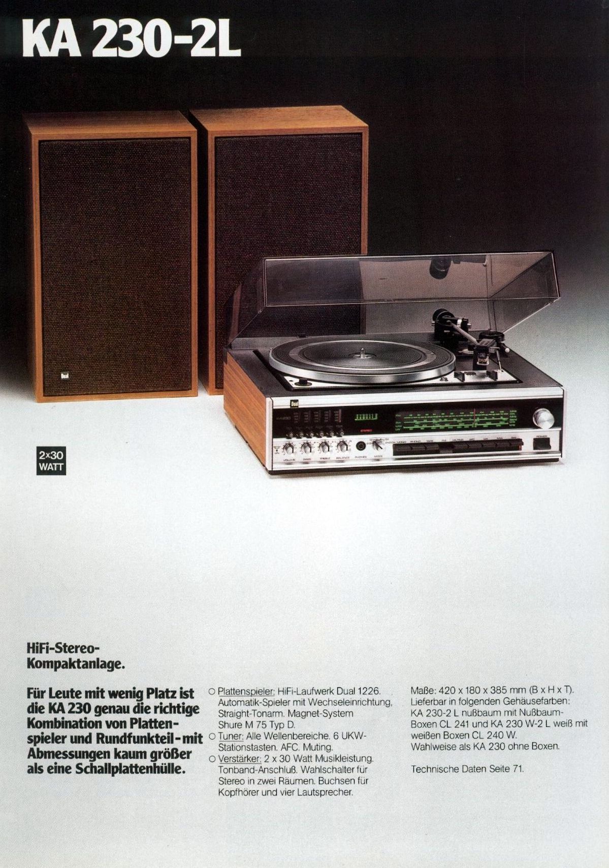 Dual KA-230-2 | Hifi-Wiki