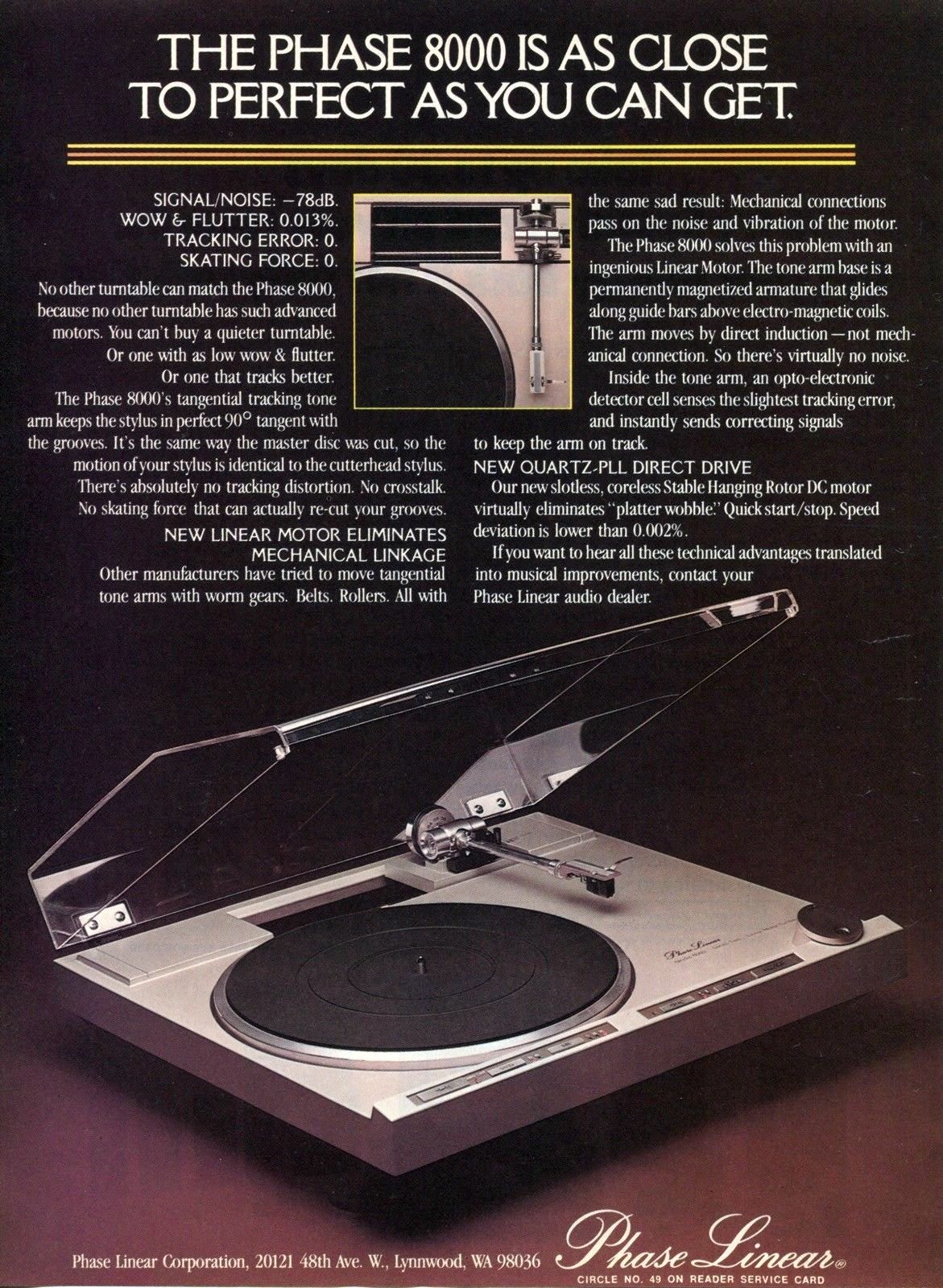 Phase Linear Model 8000 Series Two | Hifi-Wiki