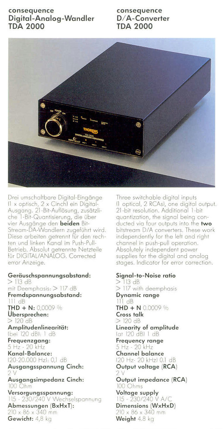 Thorens TDA 2000 | Hifi-Wiki