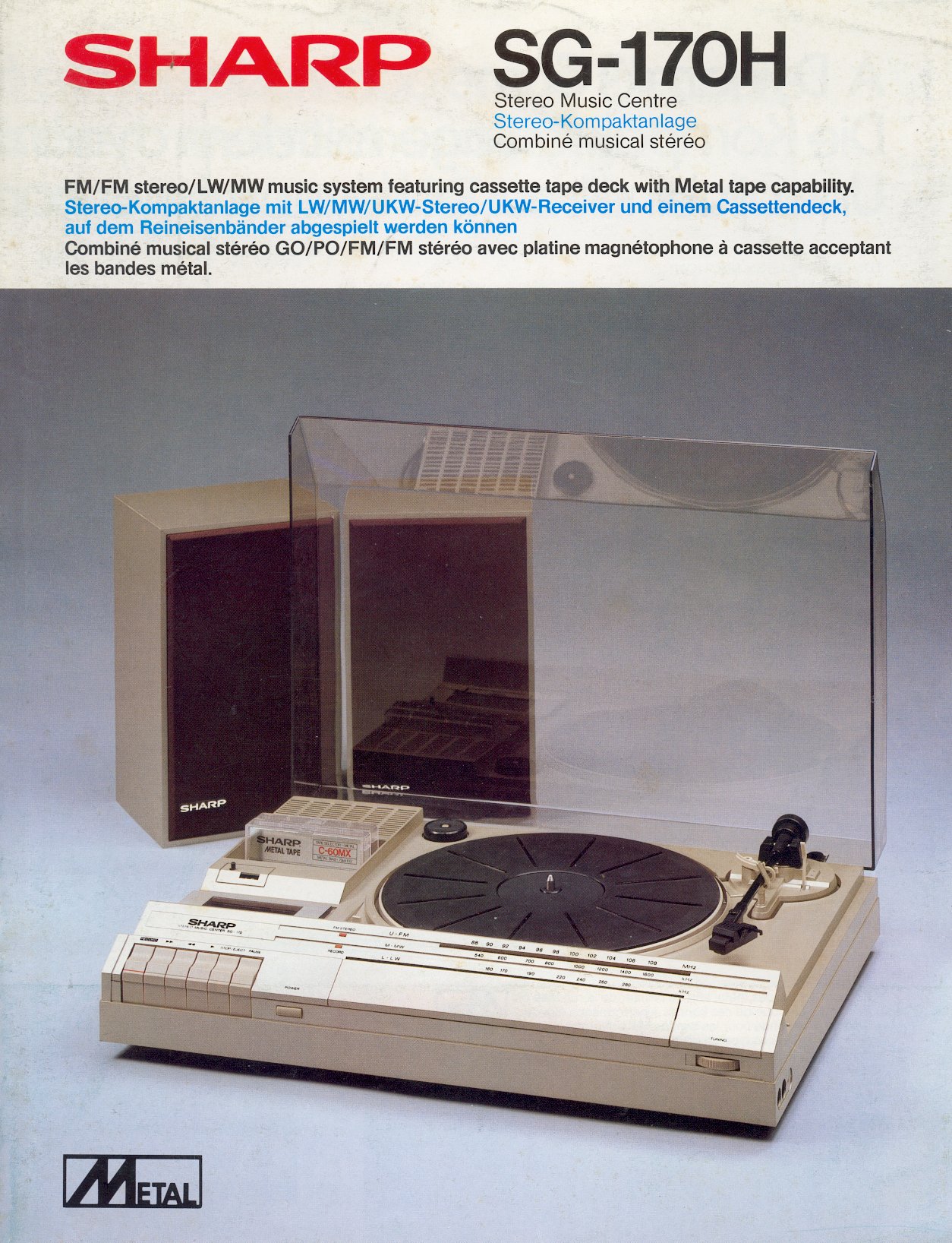 Sharp SG-170 | Hifi-Wiki