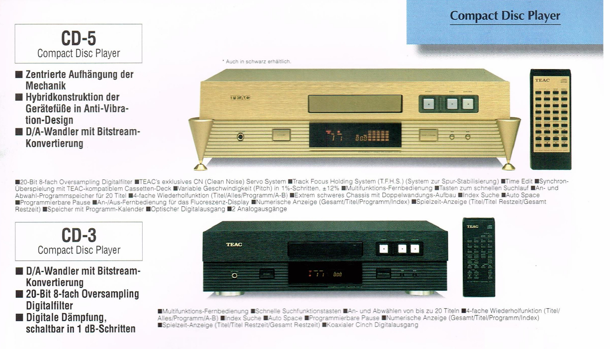 Teac CD-3 | Hifi-Wiki
