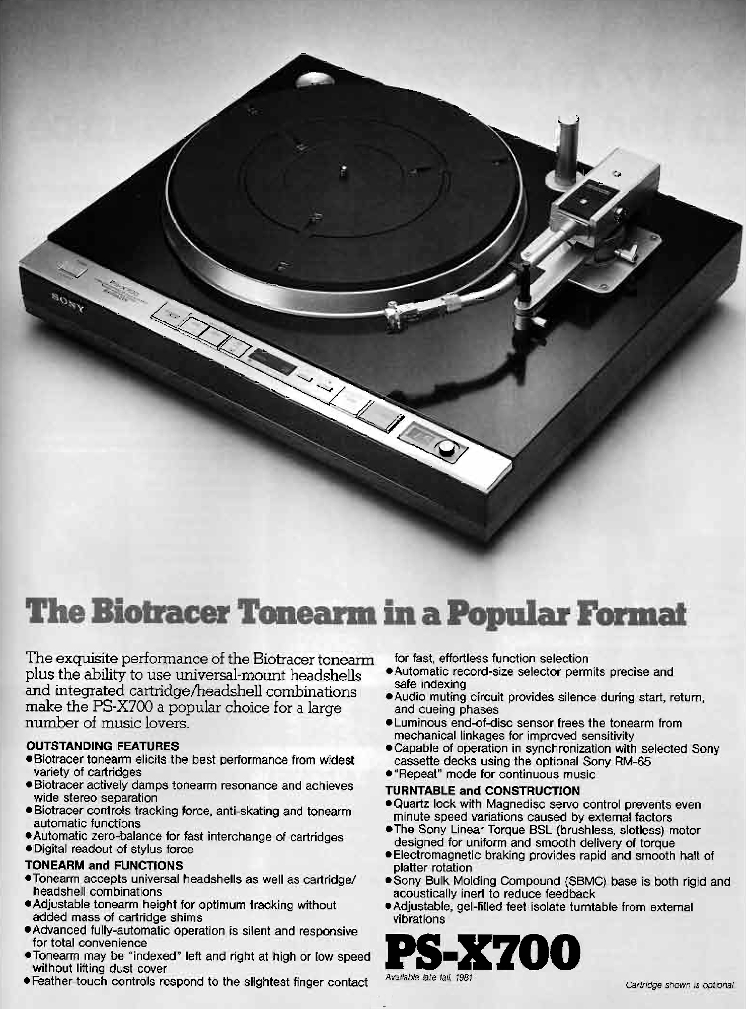 Sony PS-X 700 | Hifi-Wiki