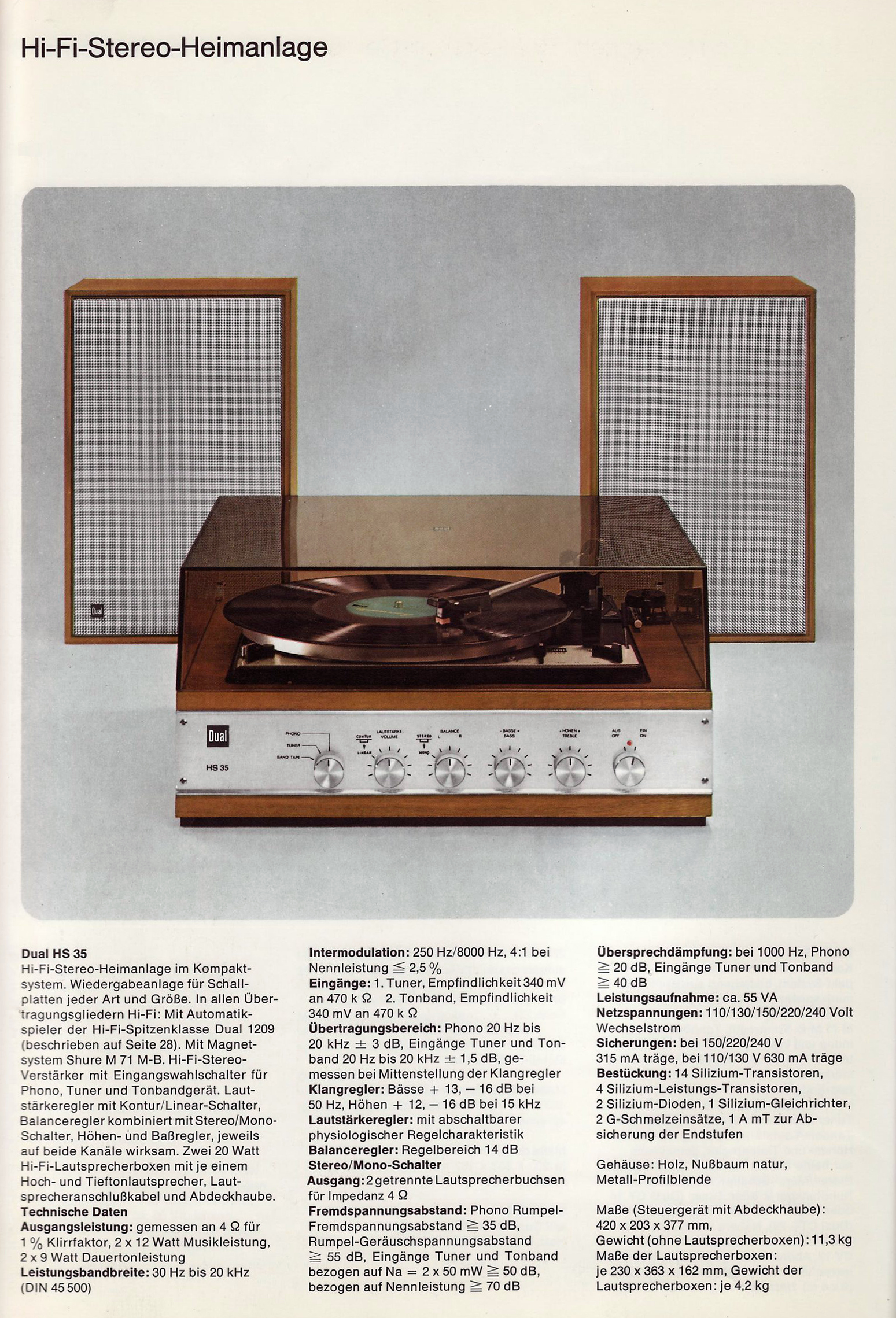 Dual HS 35 | Hifi-Wiki