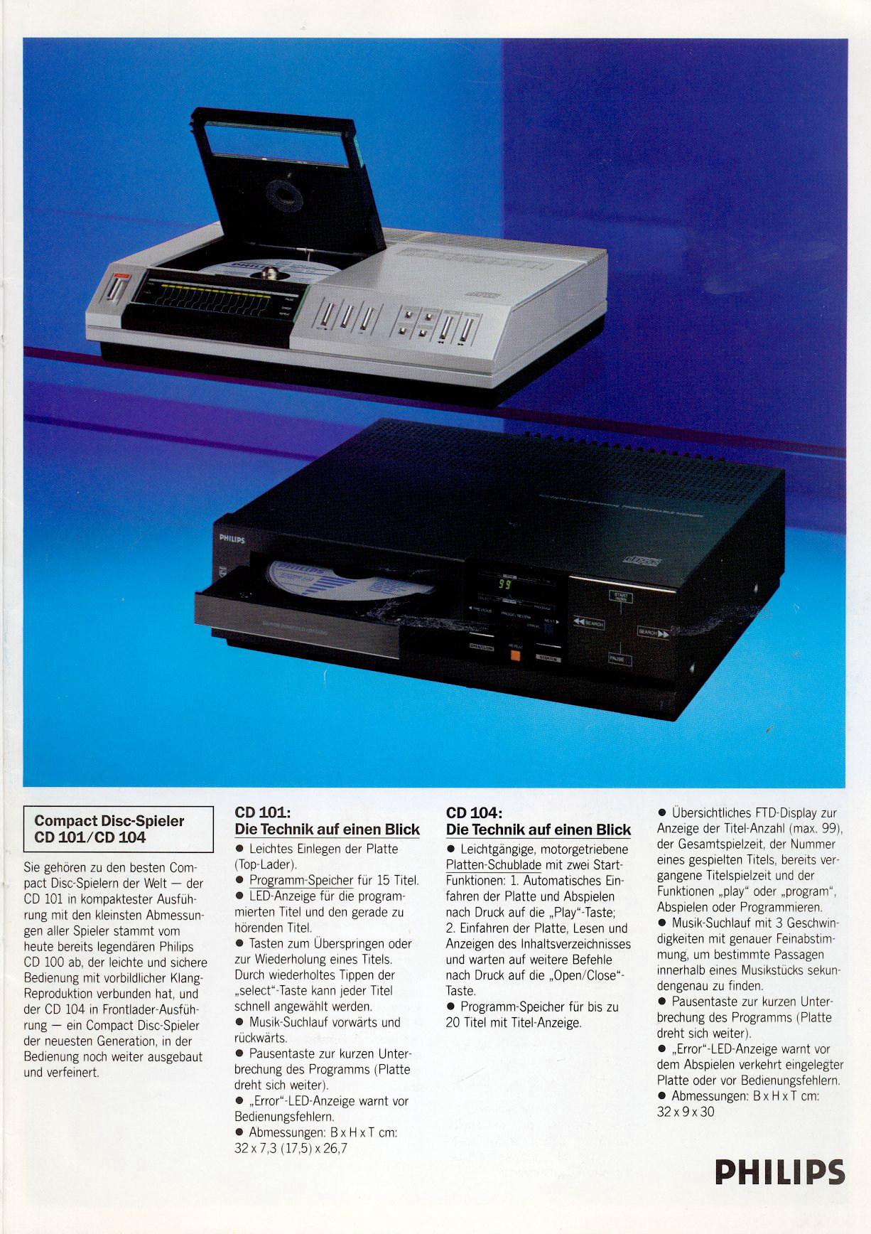 Philips CD 101 | Hifi-Wiki