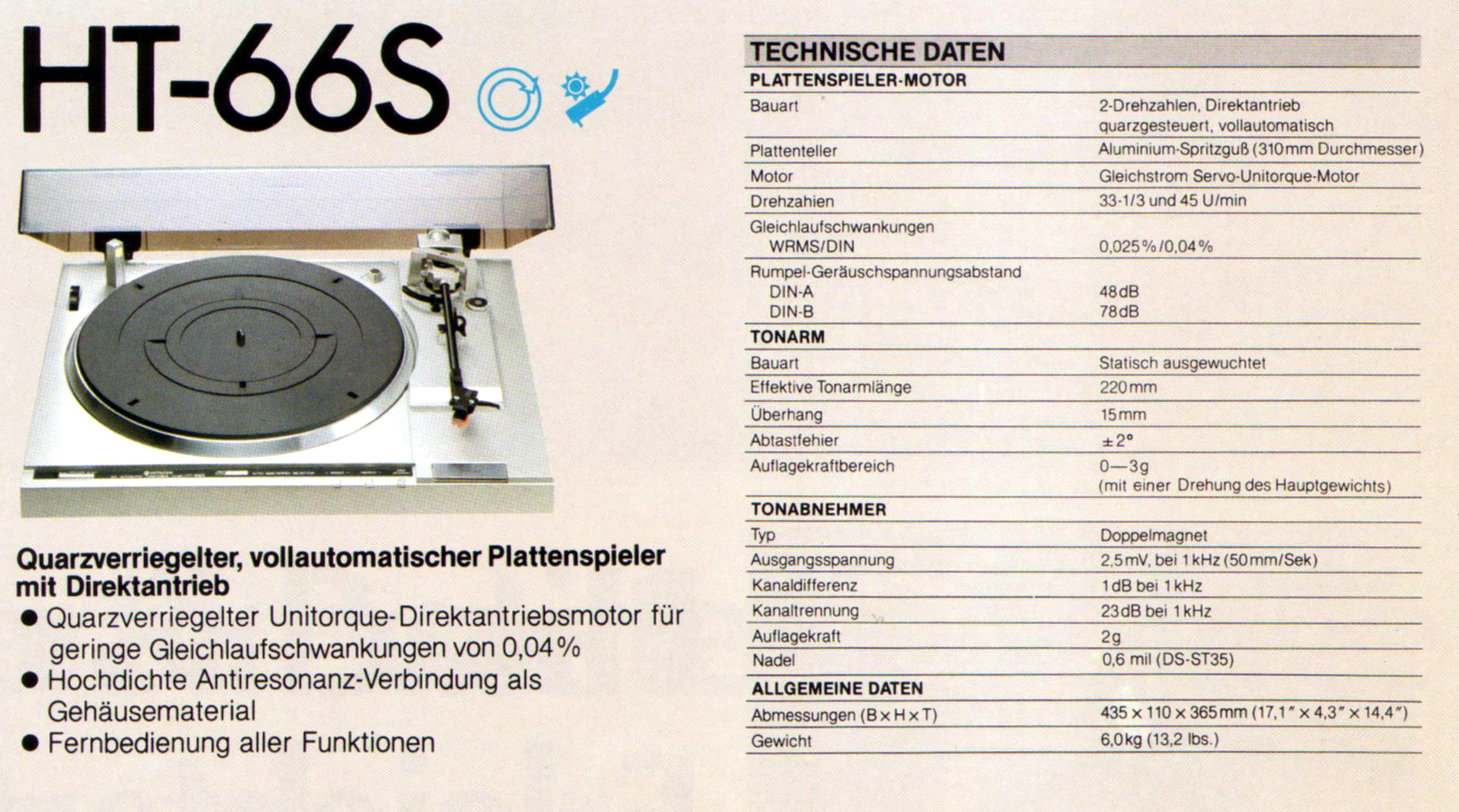 Hitachi HT-66 S | Hifi-Wiki