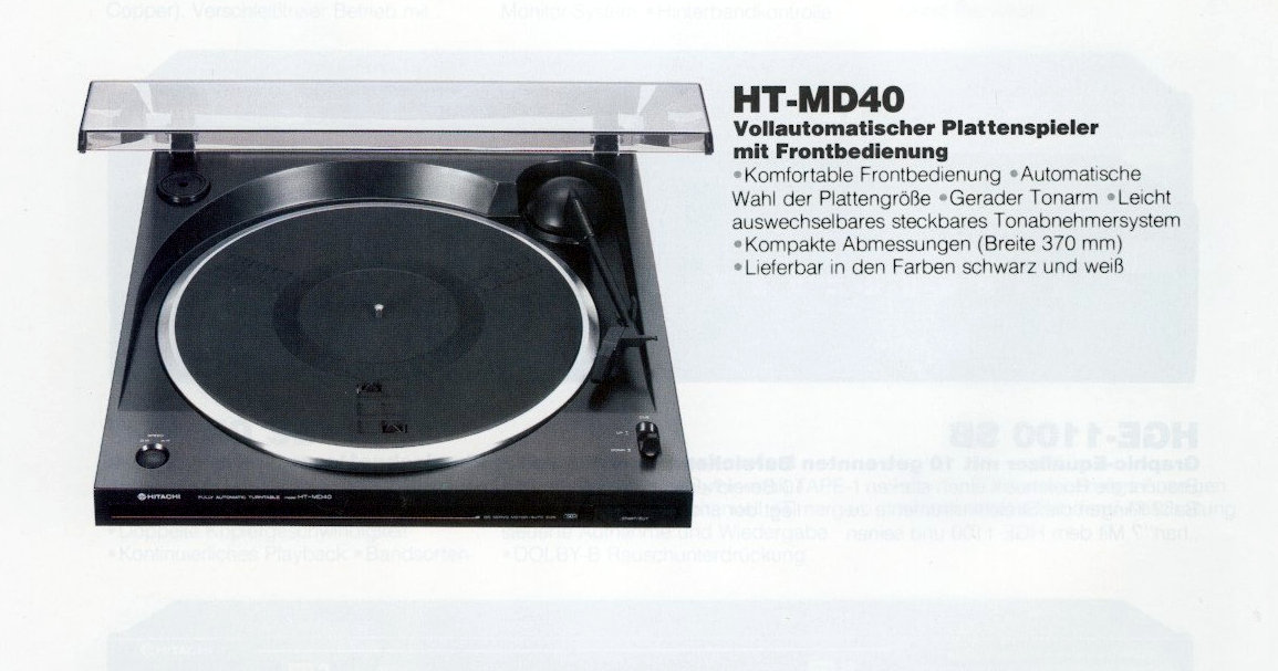 Hitachi HT-MD 40 | Hifi-Wiki