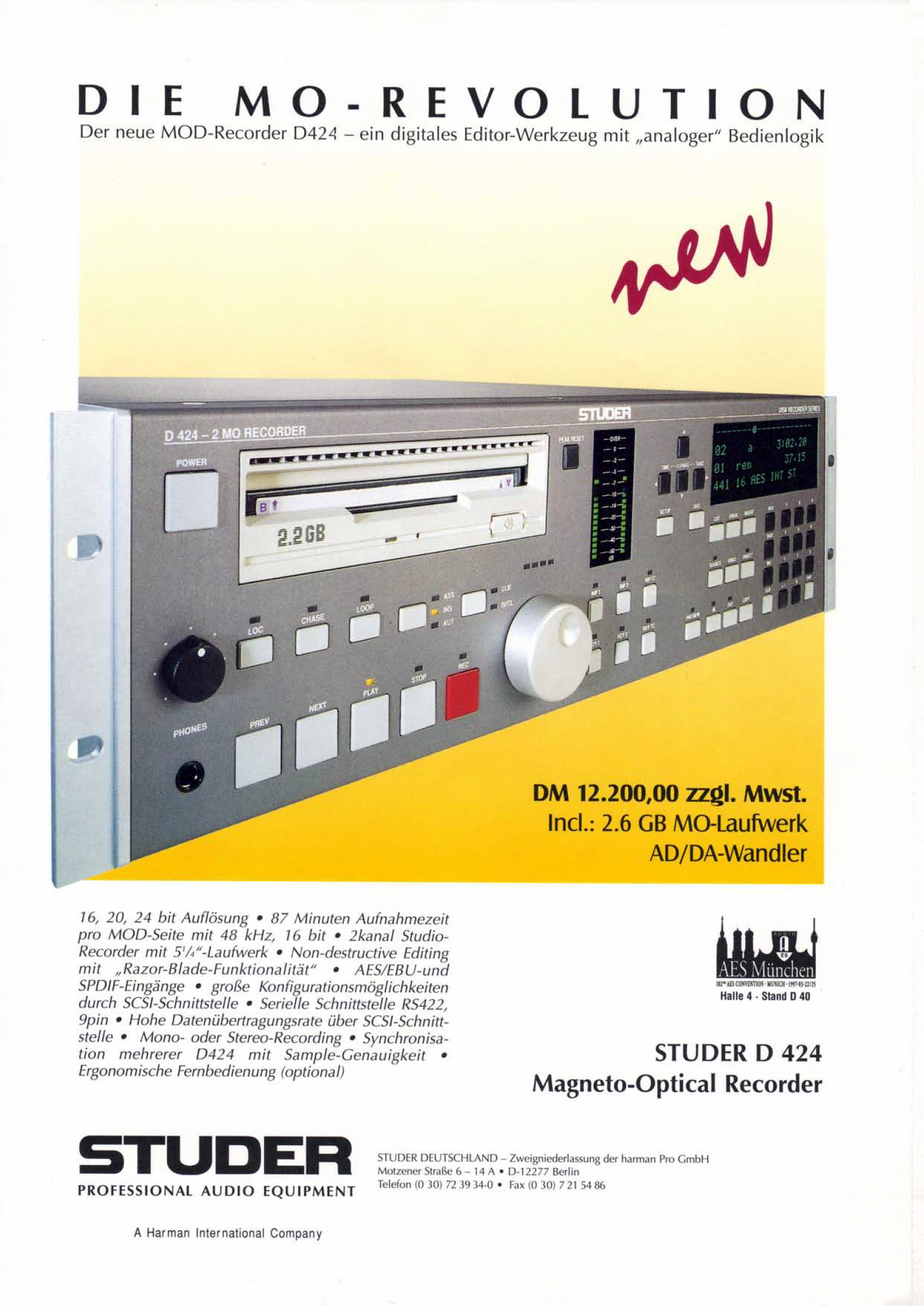 Studer D 424 | Hifi-Wiki