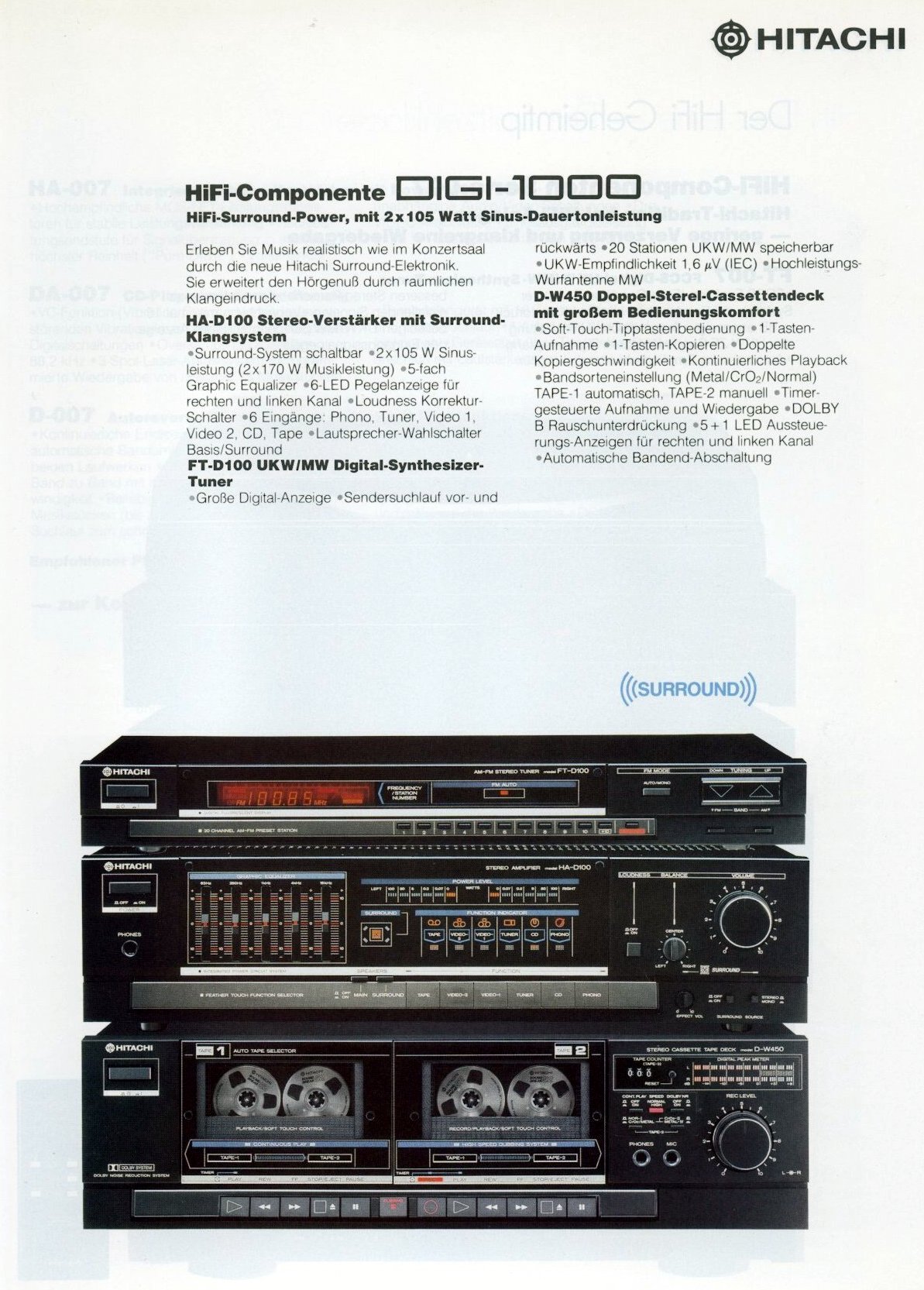 Hitachi FT-D 100 | Hifi-Wiki