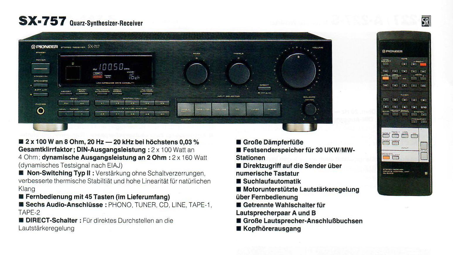 Pioneer SX-757 | Hifi-Wiki