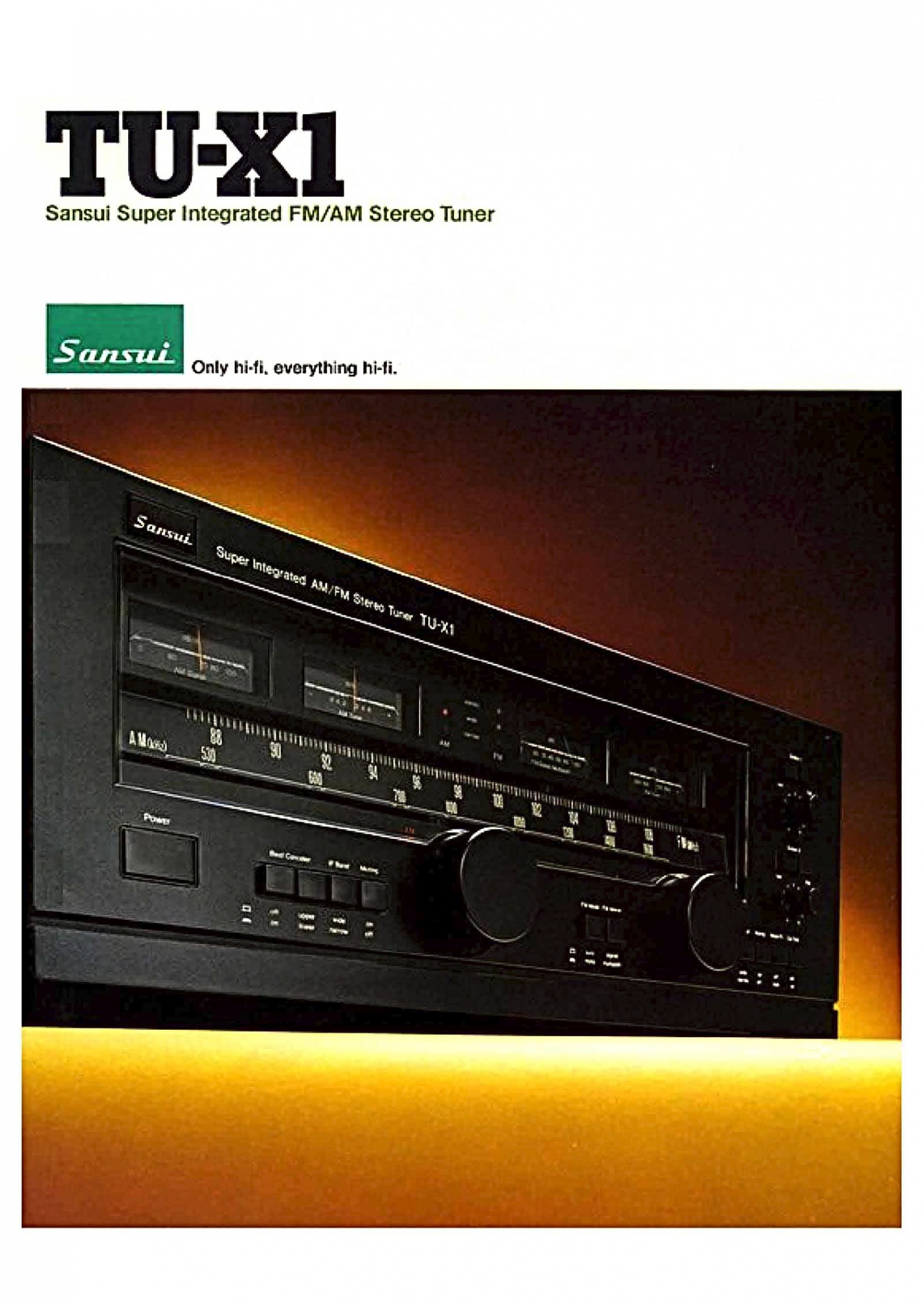 Sansui TU-X 1 | Hifi-Wiki
