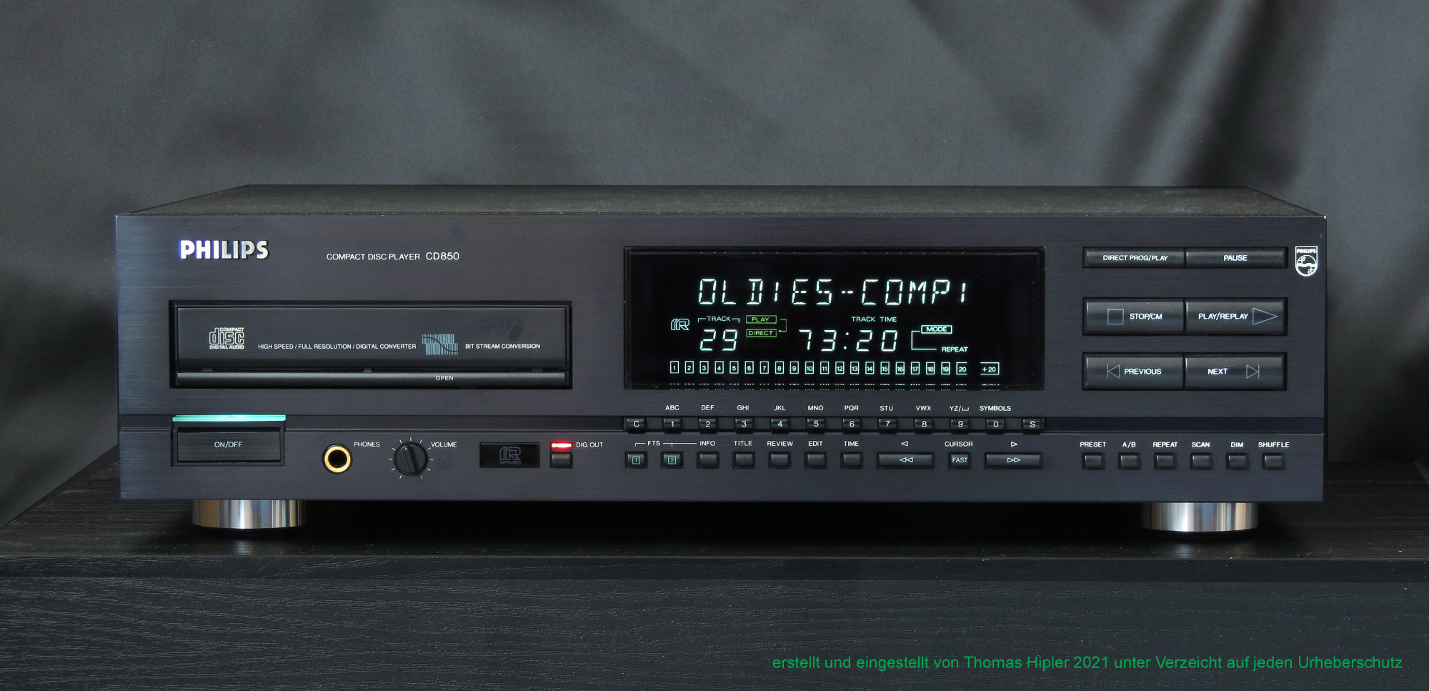 Philips CD 850 | Hifi-Wiki